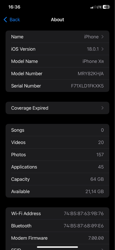 Iphone XR sotiladi yoki abmen böladi