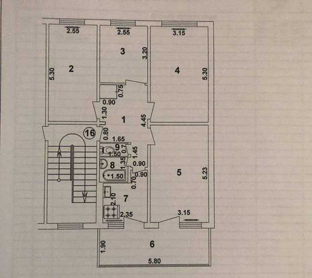 Себзар  .4/3/5.  кирпич   90м²
