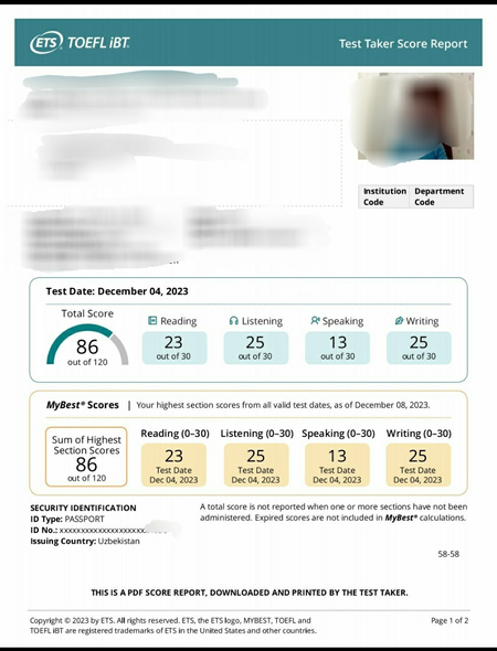 Termiz Toefl Ibt