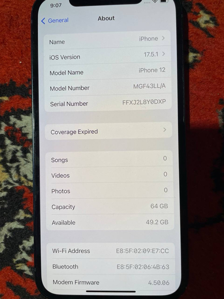 Iphone 12 64/100