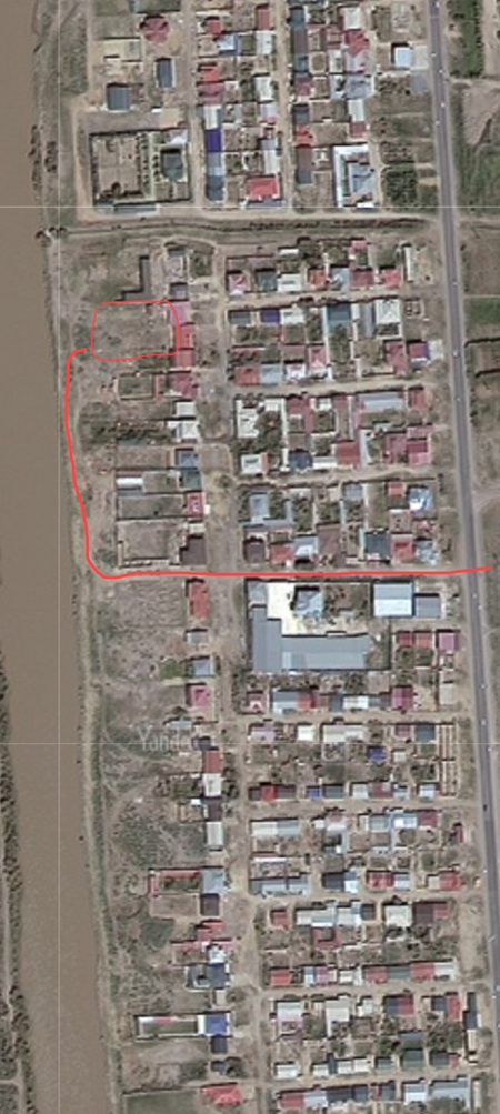 План сатылады водоканалда каналдын бойы 6 соток времянкасы бар