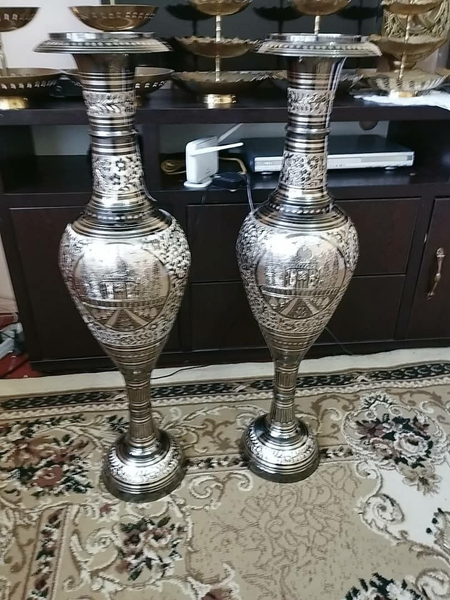 Подсвечники ,Вазы  из Индии Латунь