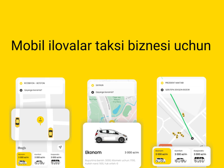 Taksi biznes, taksi ilova, taksoprak