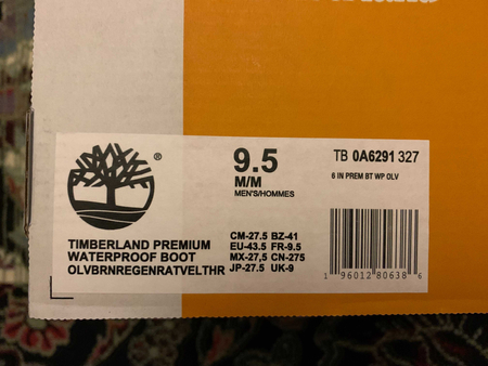 Продам ботинки Timberland® Premium 6-Inch Waterproof Boot Olive Brown