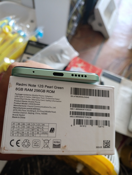 Redmi not 12s kam ishlagan karobka dakument bor ideal holatda 256 pami