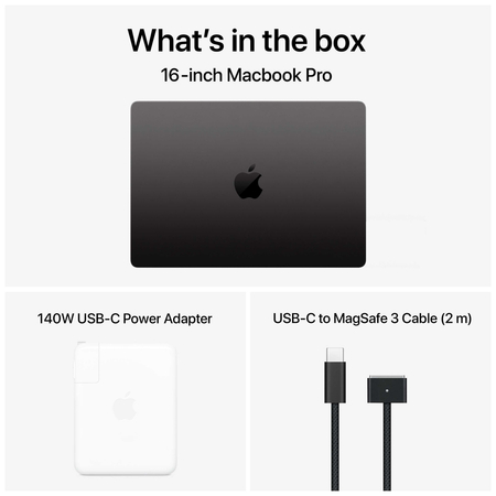 MacBook Pro 16‑inch M3 (MRW13) 2023 Space Black 18/512 GB SSD