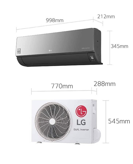 Кондиционер LG Artcool Dual Inverter Wi-Fi 12  Б.У