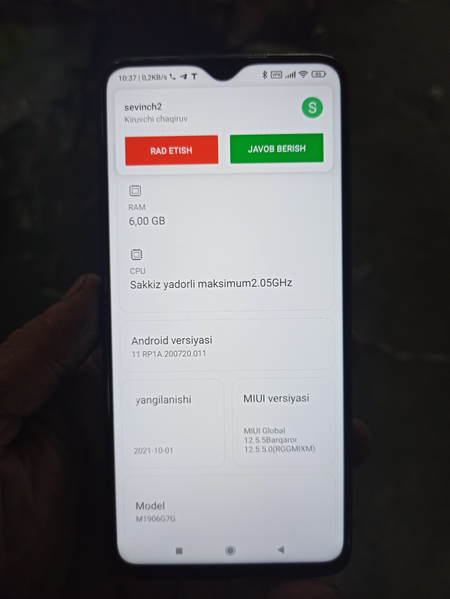 Redmi  8 pro ishlashi zor