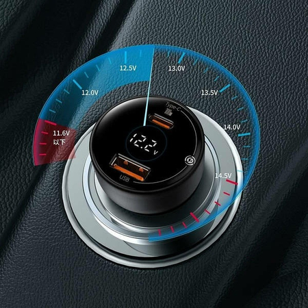 Автомобильная зарядка Baseus 100W + Кабель Type С to Type C