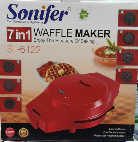 Доставка! Bафельница 7в1 6122 Sonifer Vafelnitsa 7tasi 1da to62