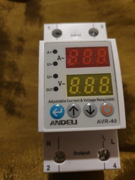 Реле напряжения Andeli 63 A новый