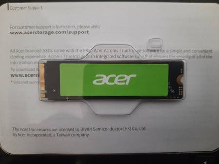 Продается память на Ноутбуки SSD Acer FA 100.