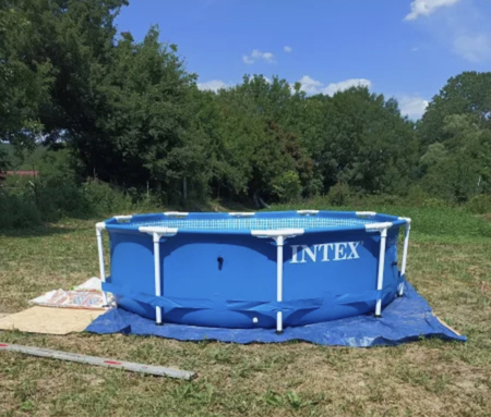 Intex basseyn 305x75 каркасный бассейн купить