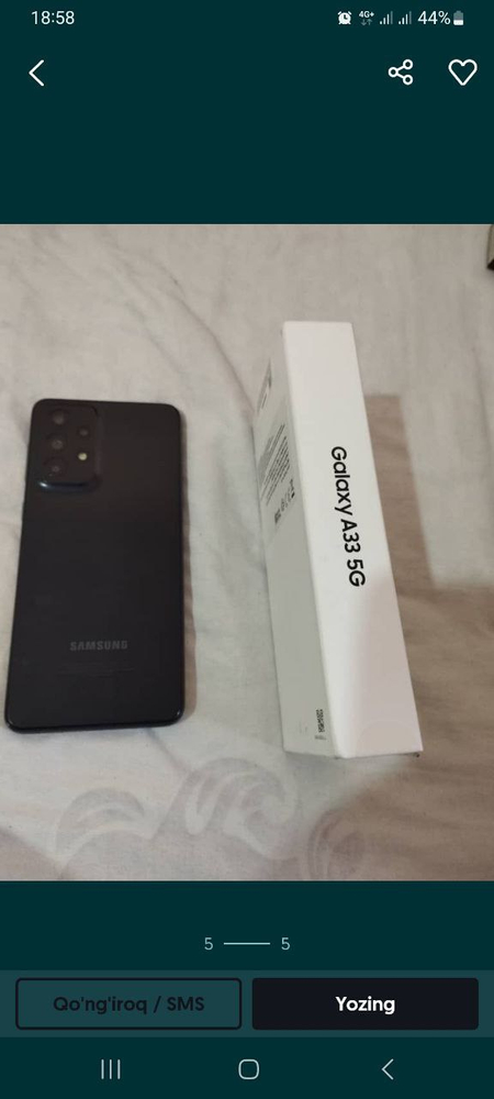 Samsung A 33 128GB suvda ham ishlaydi