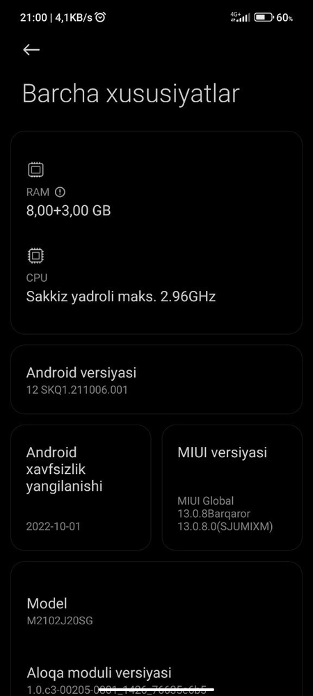 Srochni! Poco x3 pro 8+3/256 sotiladi yoki abmen