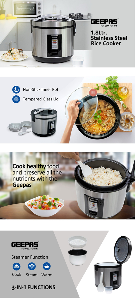 Рисоварка GEEPAS