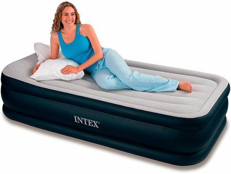 Кровать надувной-191х99х42 см. Intex-64132. Доставка бесплатно