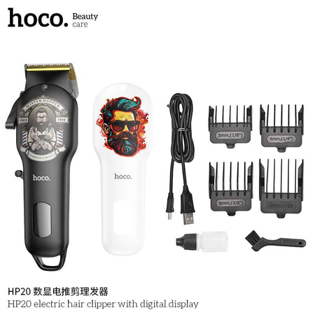 Hoco HP20 Профессиональные машинка для стрижки волос цифровым дисплеем