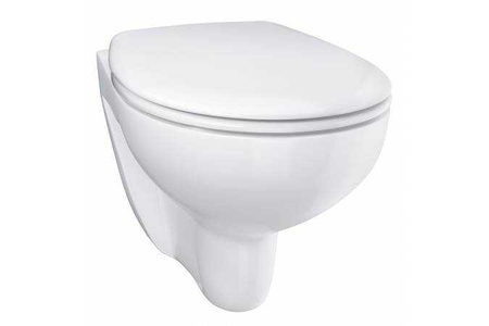 Унитаз Grohe и мебельные раквины Creavite