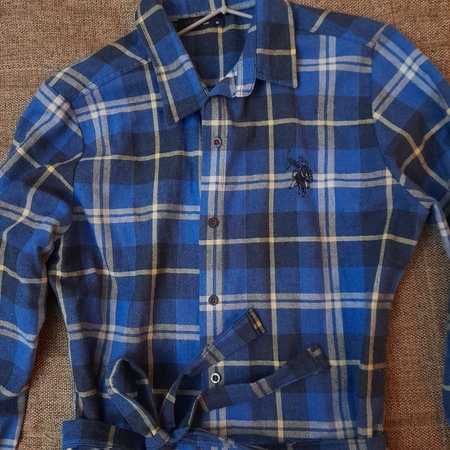 Платье-рубашка POLO, оригинал+юбка в подарок