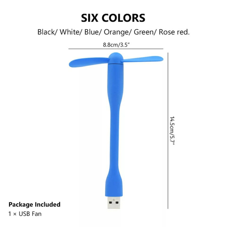 Скидка!!USB-вентилятор, гибкий портативный съемный мини-вентилятор USB