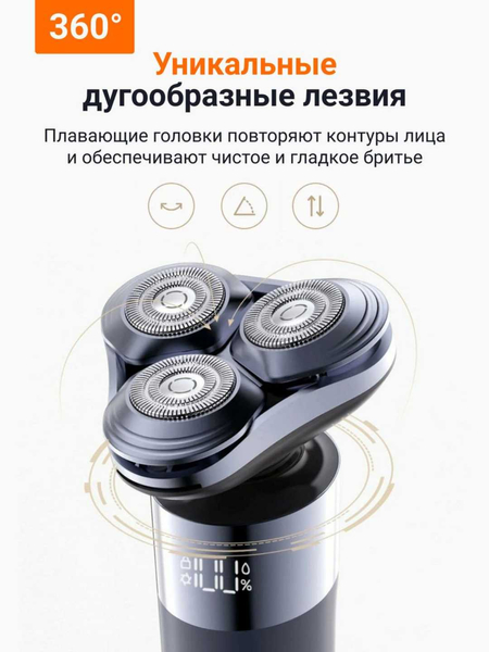 Электробритва Xiaomi Mijia Rotary Electric Shaver S302 триммер