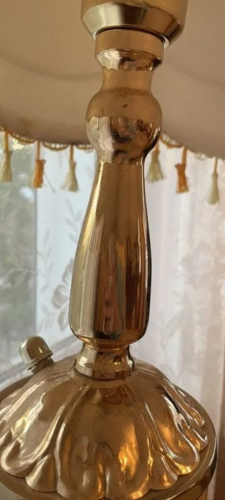 Торшер из камня оникс
