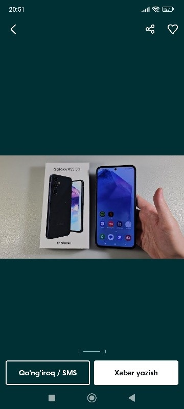 Smasung a55 5G sotiladi