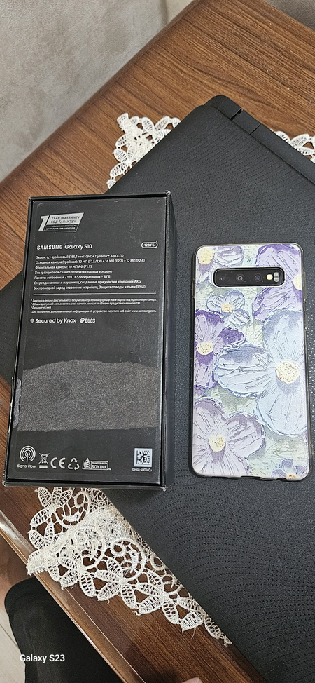 Galaxy s10 Duos 128/6 Vietnam каробка документ