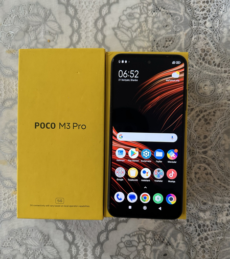 Poco M3 pro  5G 6/128 gb srochno sotiladi