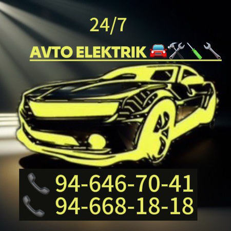 Elektrik xzmati mashina ochish 24 7