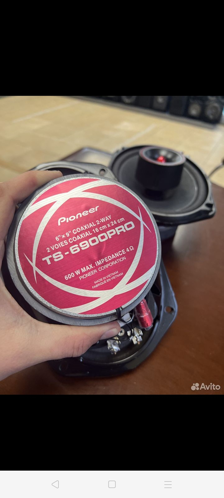 Колонки динамики авто Pioneer TS-6900 PRO овалы