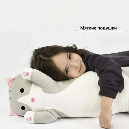 Кот батон мягкая игрушка антистресс