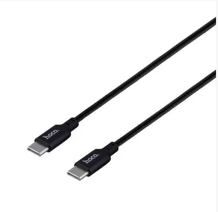 Кабель Hoco X14 Double Speed 60W Type-C-Type-C, 1m (черный)