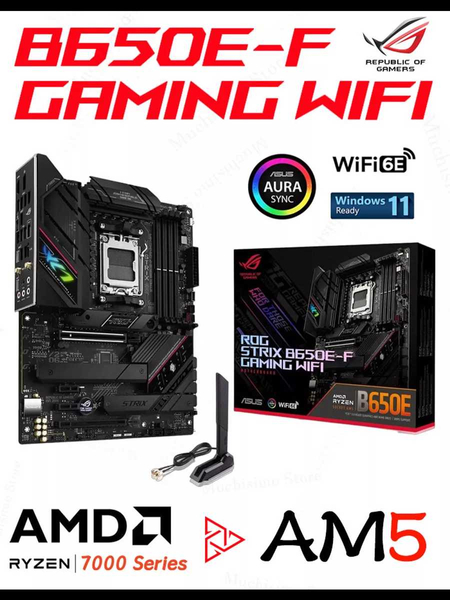 Asus ROG STRIX B650E-F Gaming WiFi AM5 + AMD RYZEN 7500F 3.7-5.0Ghz