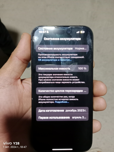 I phone 15pro holati yangi