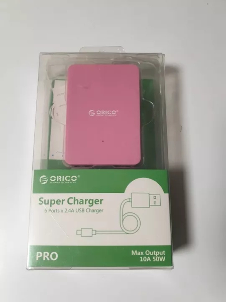 Зарядная станция 50W на 6 устройств, зарядное устройство USB