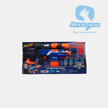 Бластер NERF 7074 на поролоновых патронах