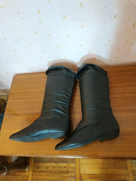 Сапоги кожаные р.40