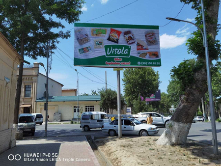 Билборд баннерларга реклама жойлаштириш хизмати