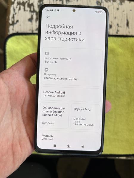 redmi not 10 pro pamit 6.128g holati ideal oqip tel qlila