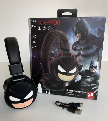 Беспроводные наушники детские КР-9900 Batman, bluеtооth #2