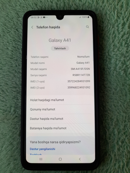 Samsung galaxiy a41