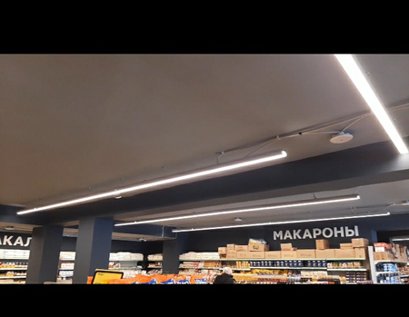Установка потолочных колонок