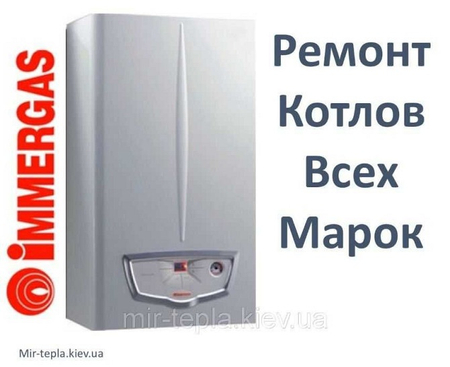 Сервис по ремонту и дианостике двух контурных  котлов всех марок