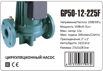 Циркуляционные насосы