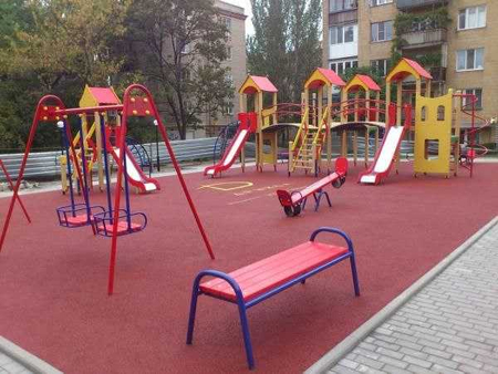Резиновая крошка для дет сад