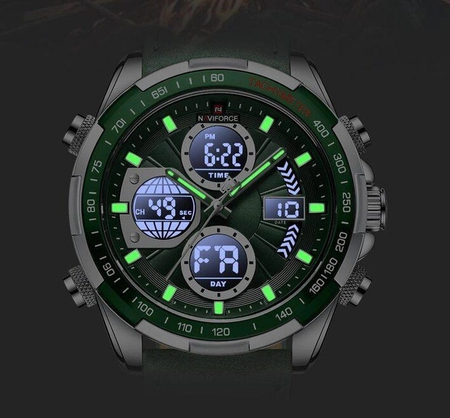 Мужские спортивные тактические часы Naviforce Fly ArmyGreen