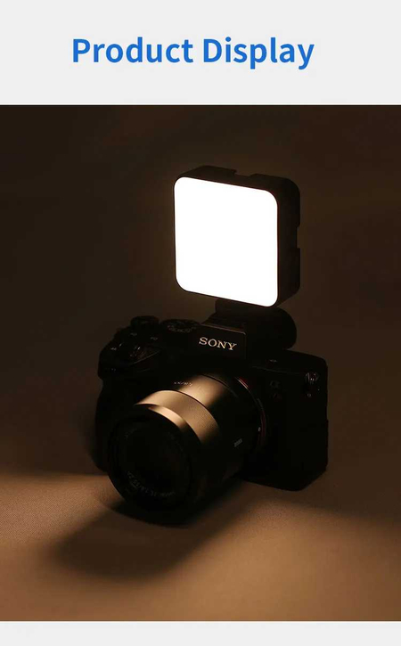 СКИДКА !!! Светофильтр Jmary FM-59RGB Light, светодиодная лампа 9000К