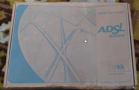 ADSL Модем (роутер)  ZXDSL 831 series